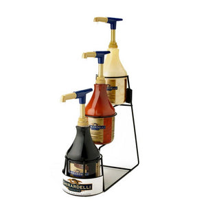 Ghirardelli Sauce Display Rack - Display Rack Holds 3 64oz. Plastic Bo ...